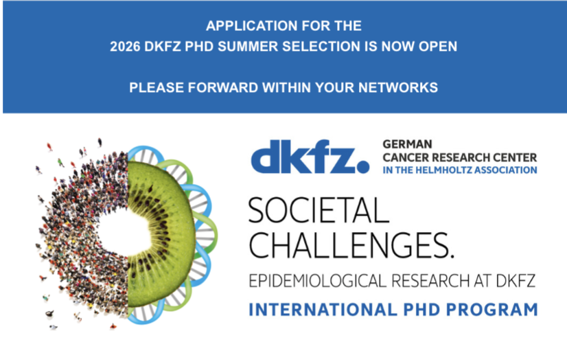 PhD Positions in Epidemiology & Biostatistics | German Cancer Research ...
